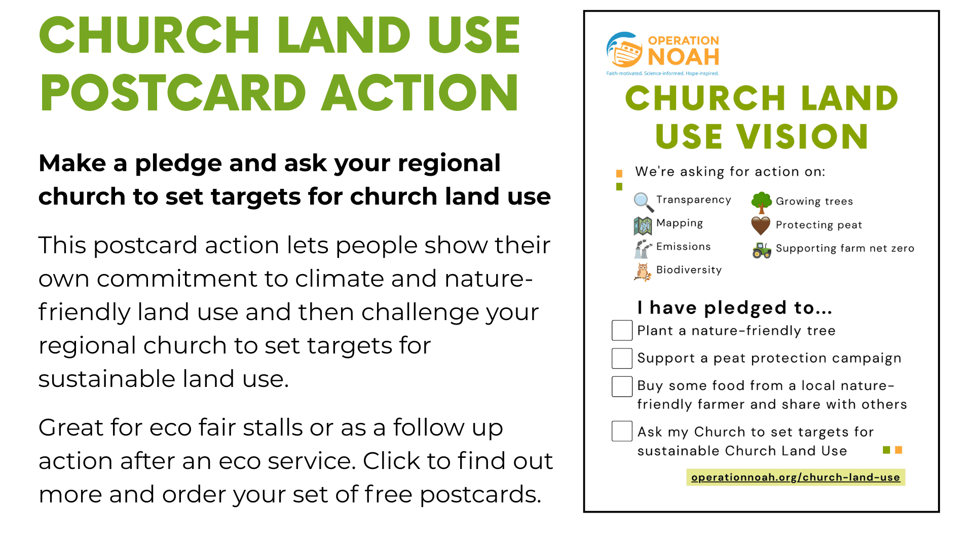 Church Land Use - Operation Noah